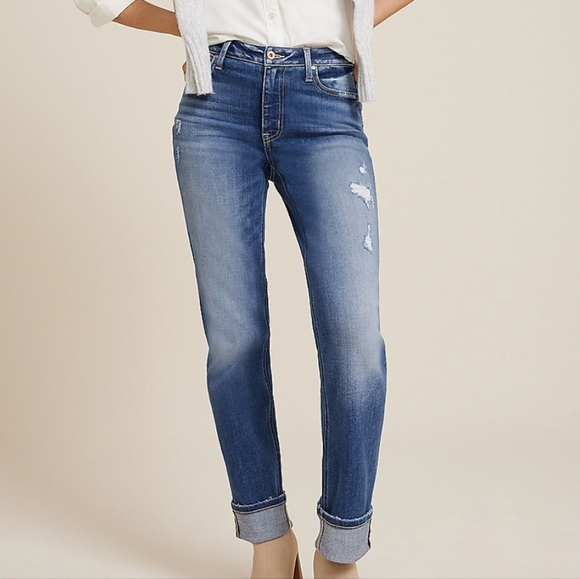 Edgely | Jeans | Nwt Edgly By Maurices Size 2 Relaxed Straight High ...